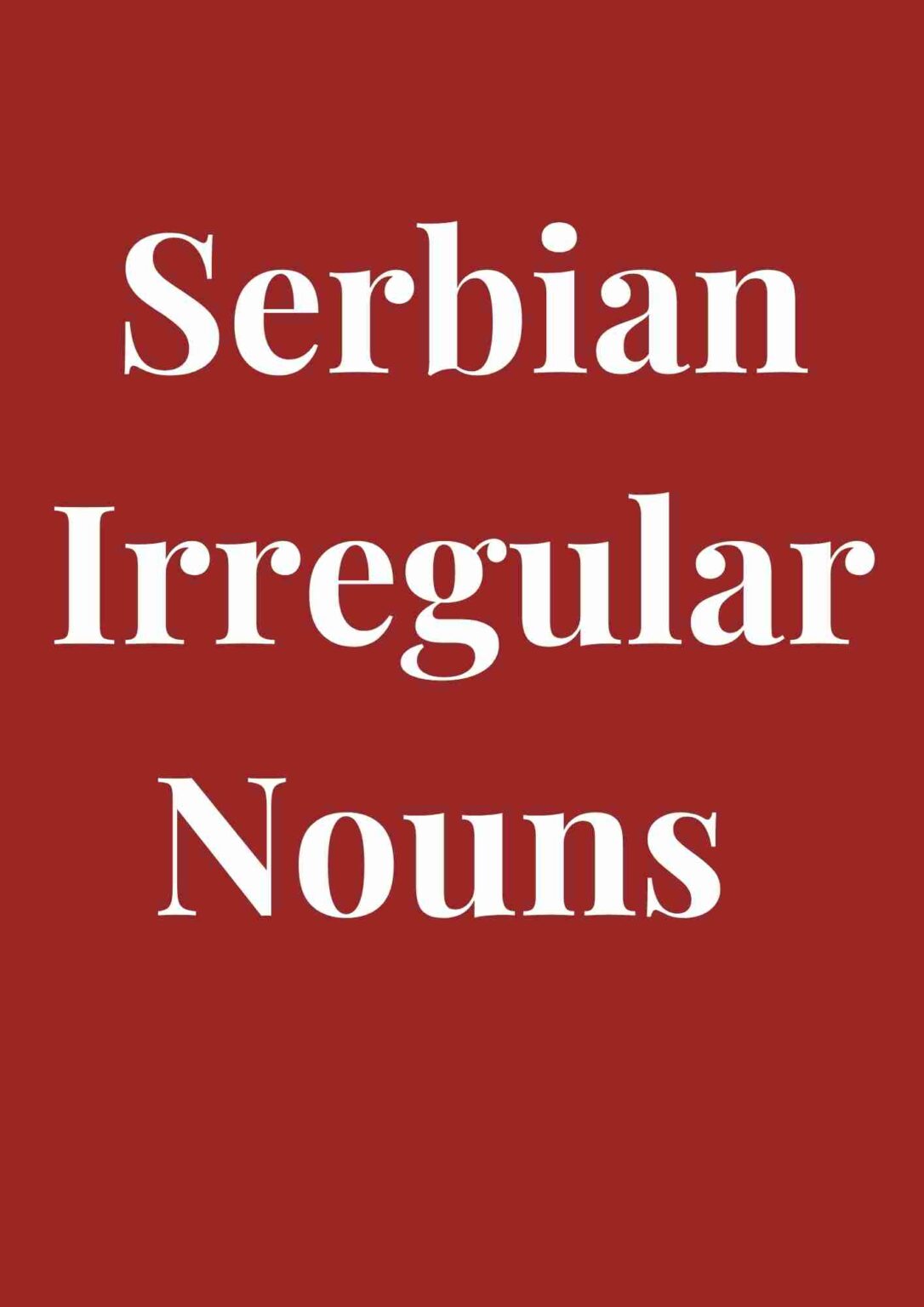 Free Serbian Resources | Belgrade Language School