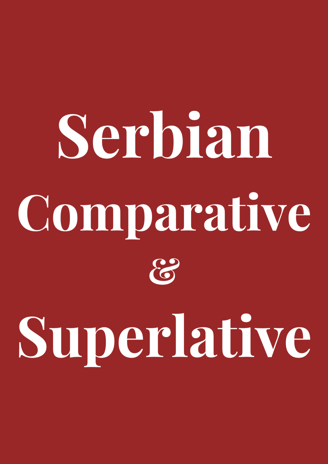 Free Serbian Resources | Belgrade Language School
